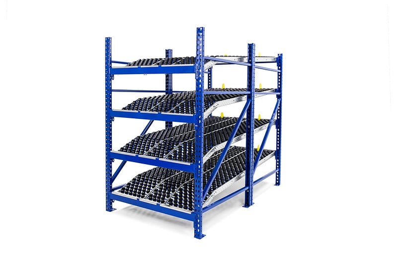 Flow Racks | Speed Pick Time & Free Up Space | UNEX Manufacturing