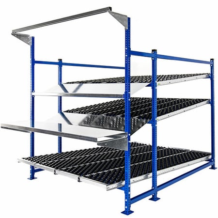 Flow Racks | Speed Pick Time & Free Up Space | UNEX Manufacturing