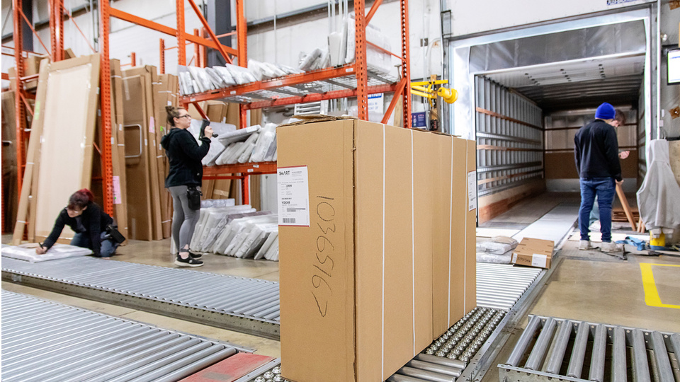 Warehouse Loading Truck